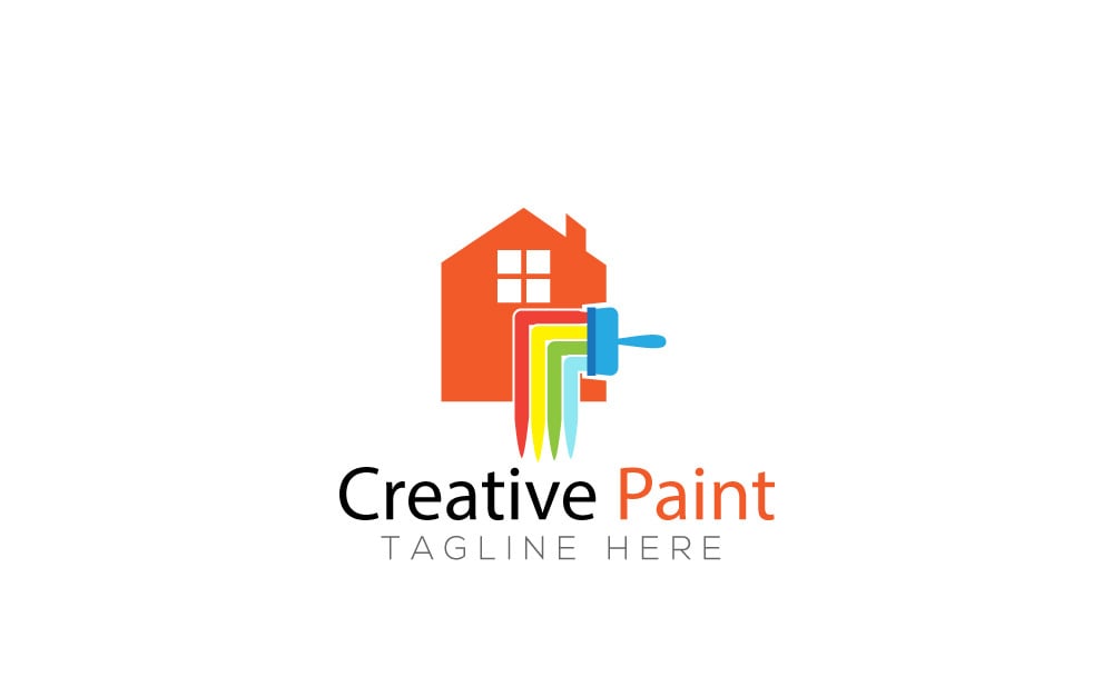 Creative Paint Logo Design Template #446269 - TemplateMonster