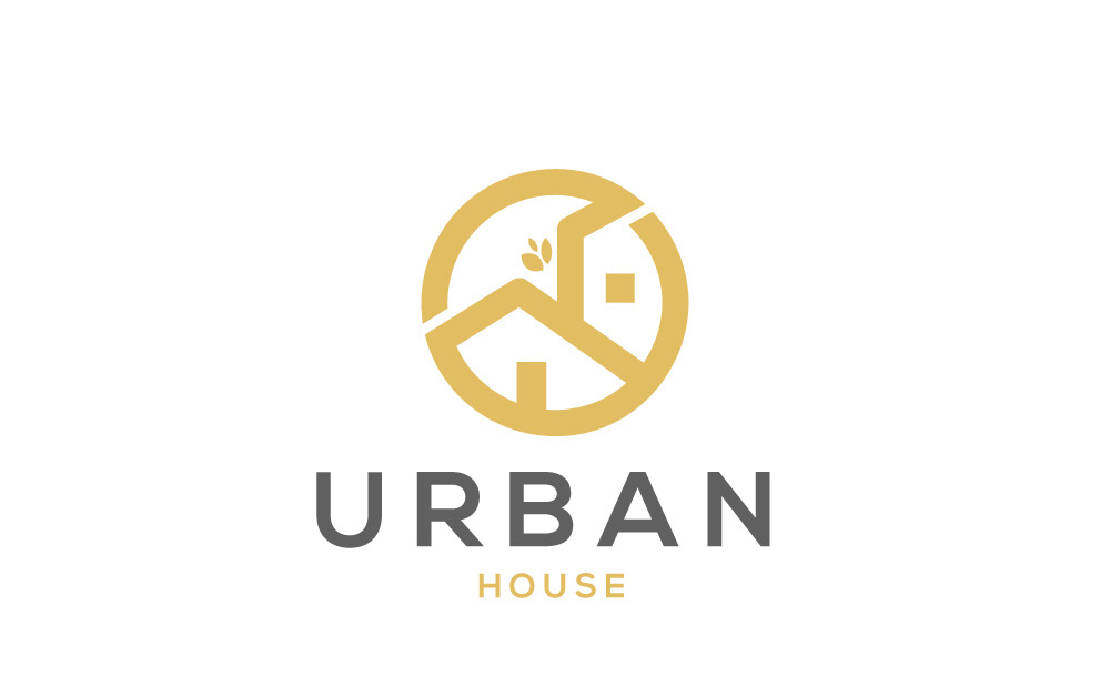 Urban House Logo Tasarım Şablonu #446253 - TemplateMonster