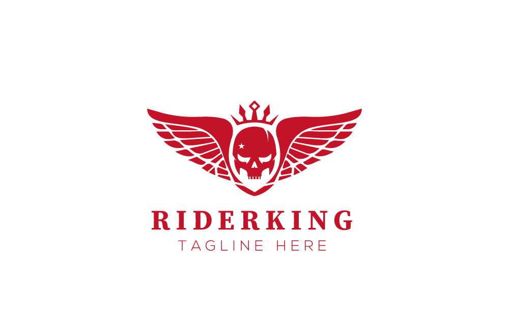 Rider King Logo Design Template 2 #446327 - TemplateMonster