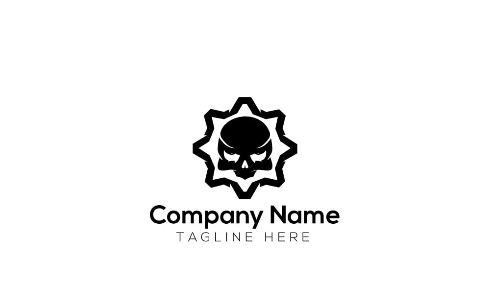 Dark Gear Logo Design Template 2 #446445 - TemplateMonster