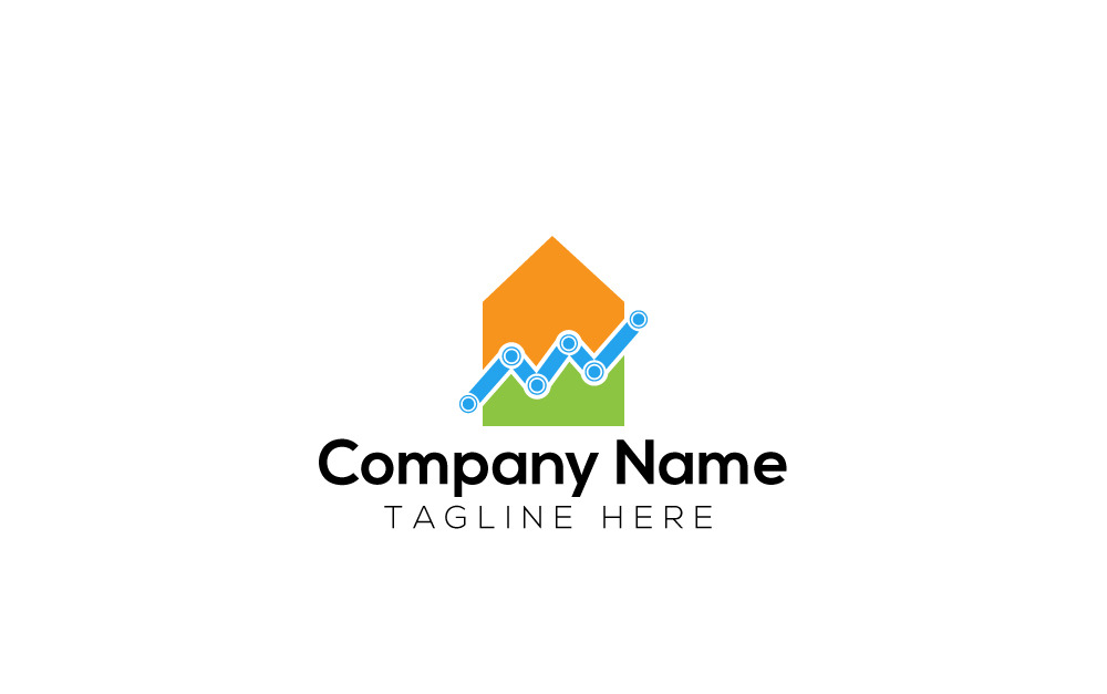 Modèle de conception de logo de Stock House - TemplateMonster