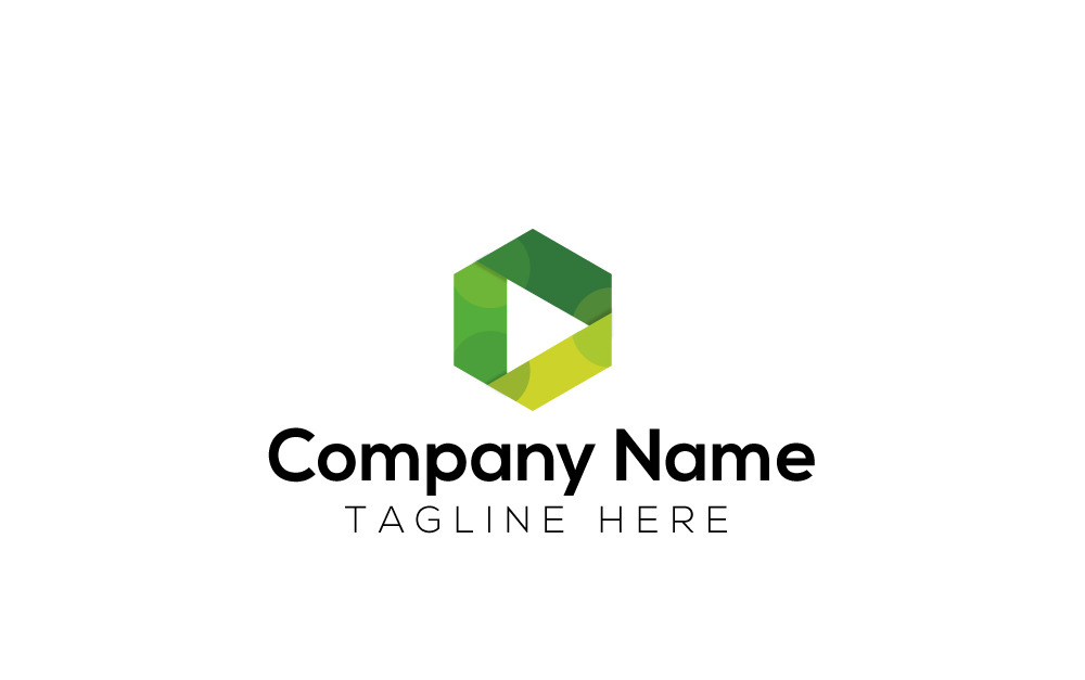 Play Cube & Entertainment Logo Design Template 4