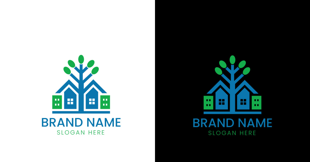Real estate Tree logo-09-348 #446884 - TemplateMonster