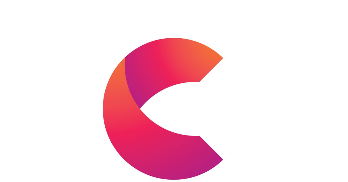 Creative C Logo icon initials based Letters in vector. V3