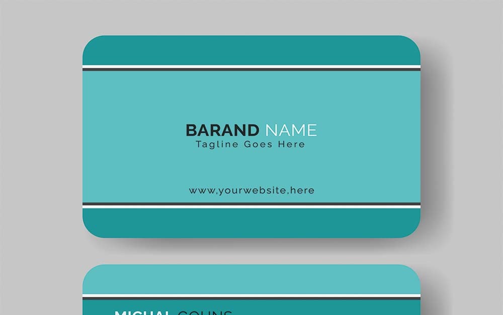 Vector Abstract Business Card Background Design.
