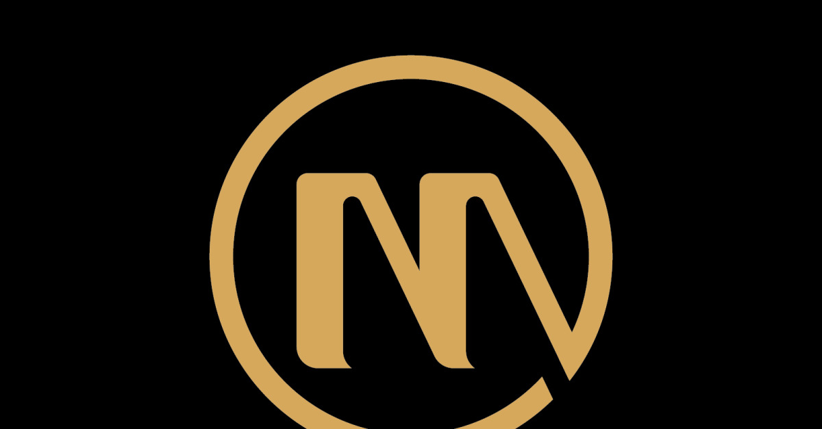 Harf M minimal logo ikon tasarım şablonu öğeleri V12