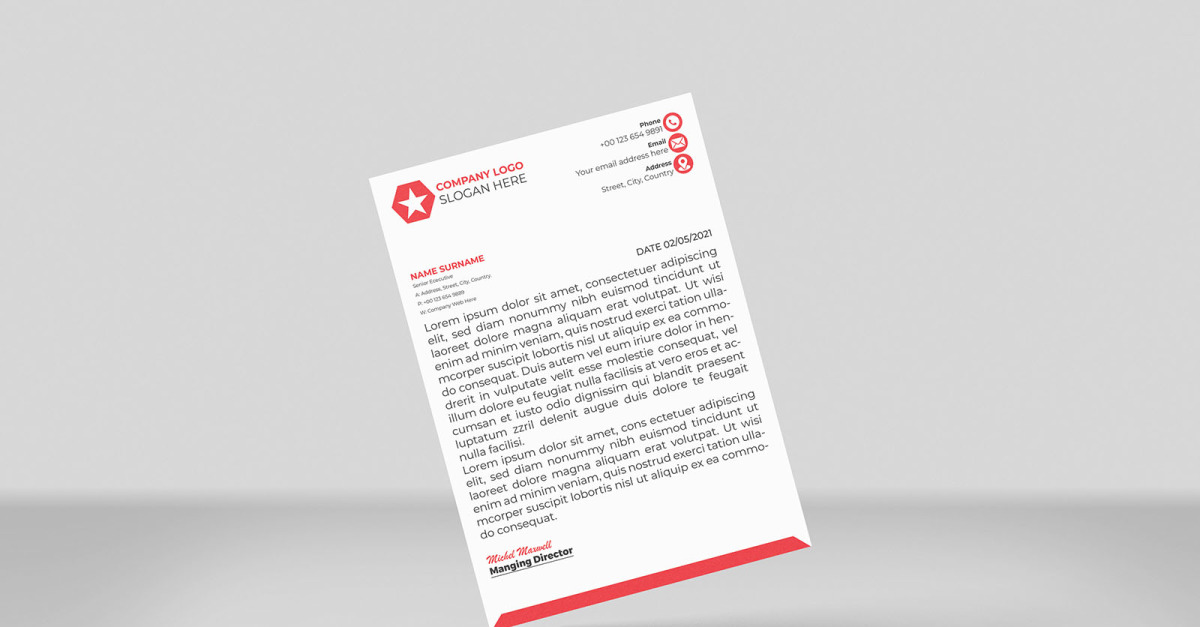 Creative Liquid Abstract Letterhead and Business