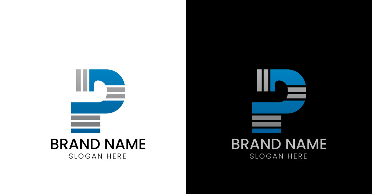 P harfi iş logosu-09-368 #449110 - TemplateMonster