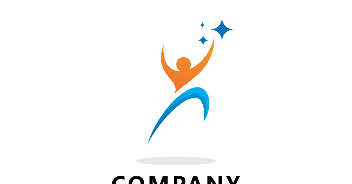 Character logo sign illustration people vector design V8