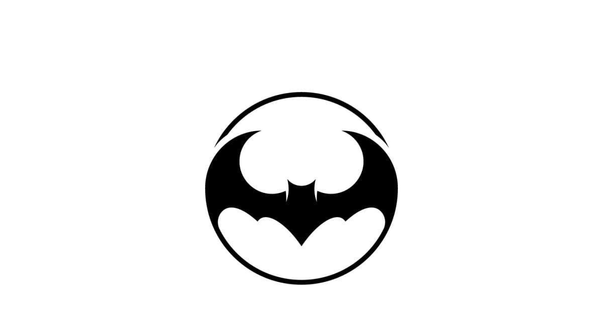 Yarasa Logo şablonu vektör çizimi V8 - TemplateMonster