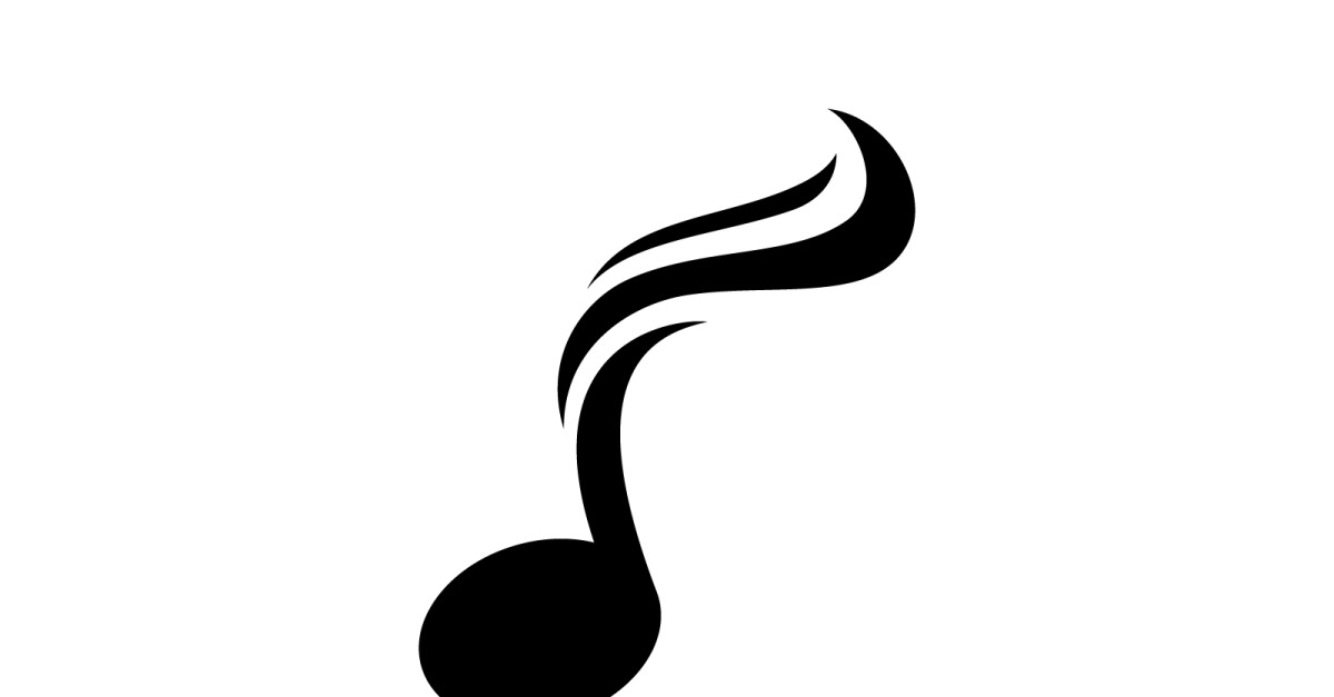 Music note logo Vector template V0 #450820 - TemplateMonster