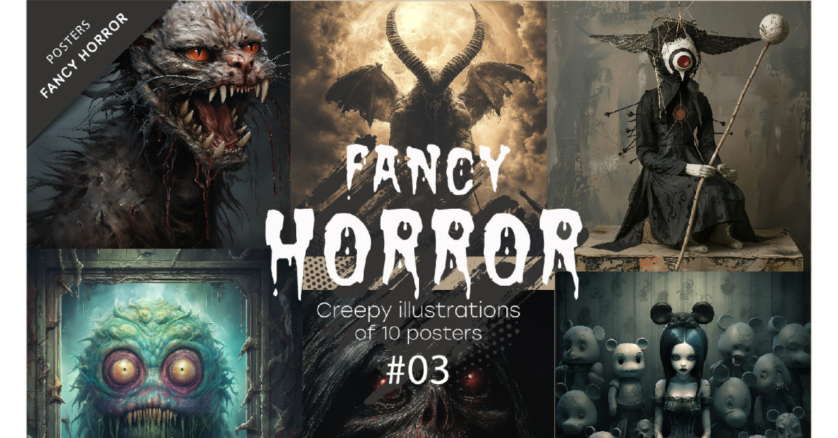 Fancy horror posters 03. Halloween. #450994 - TemplateMonster