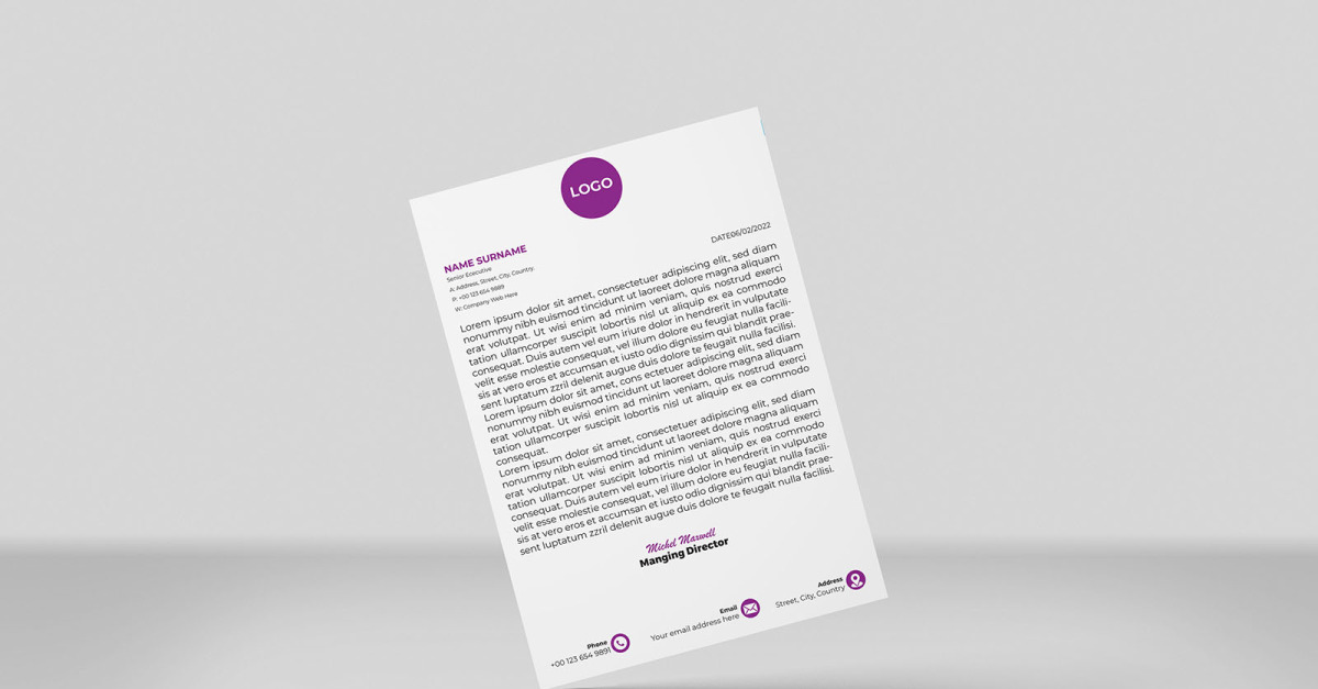 Creative Letterhead Corporate Letterhead Identity Template Design ...