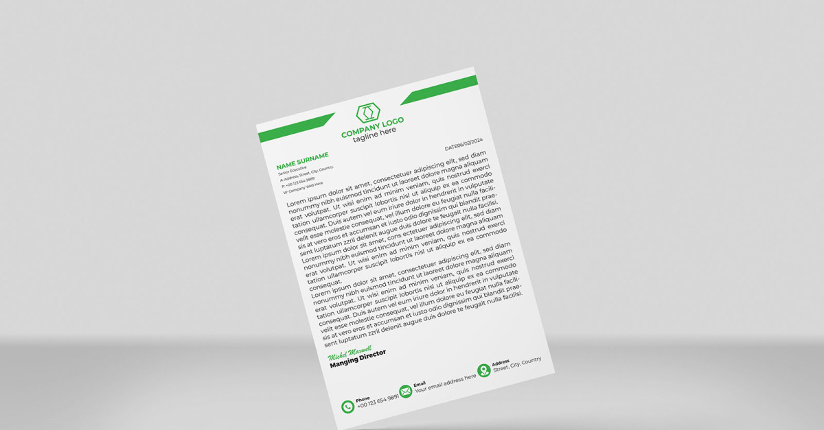 Plantilla de identidad corporativa con membrete creativo Diseño ...