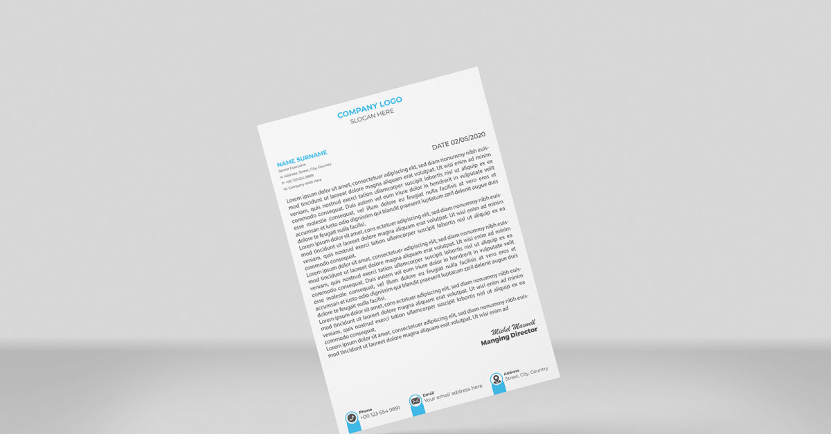 Camgöbeği siyah Renkler 2 Yaratıcı Antetli Kağıt Tasarımı Minimal Stil