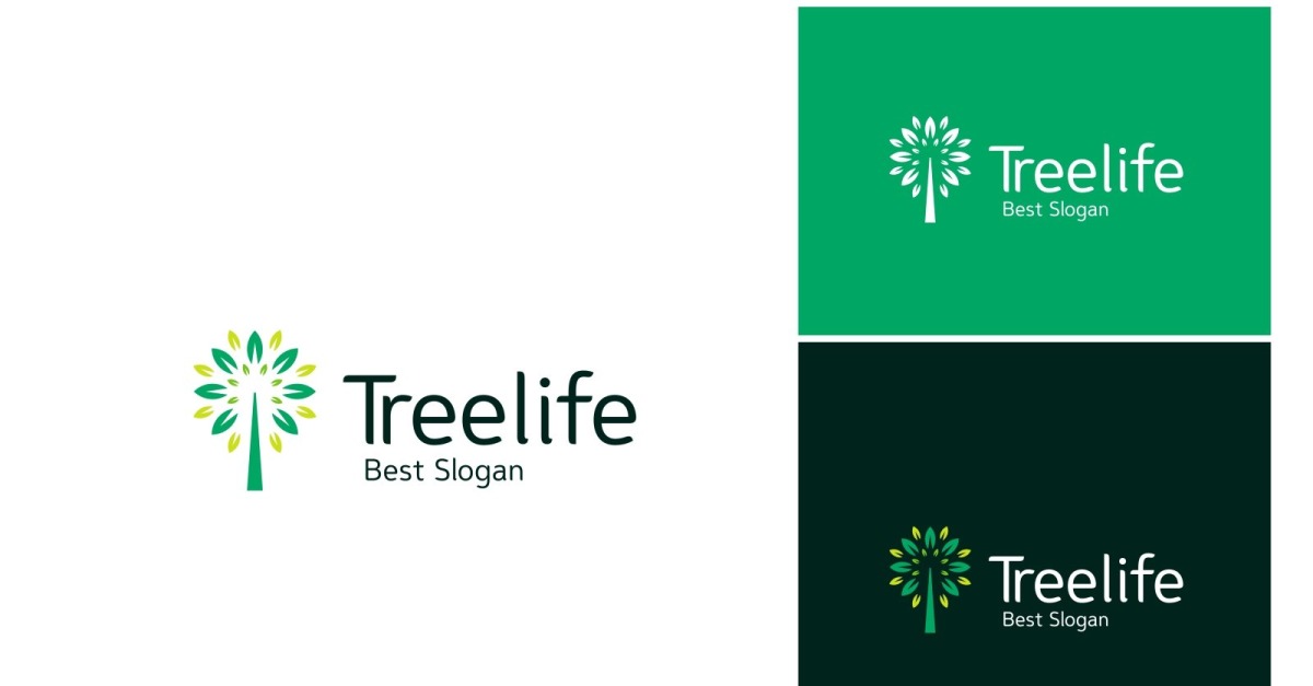 Baum, Frühling, Blatt, Einfaches Logo - TemplateMonster