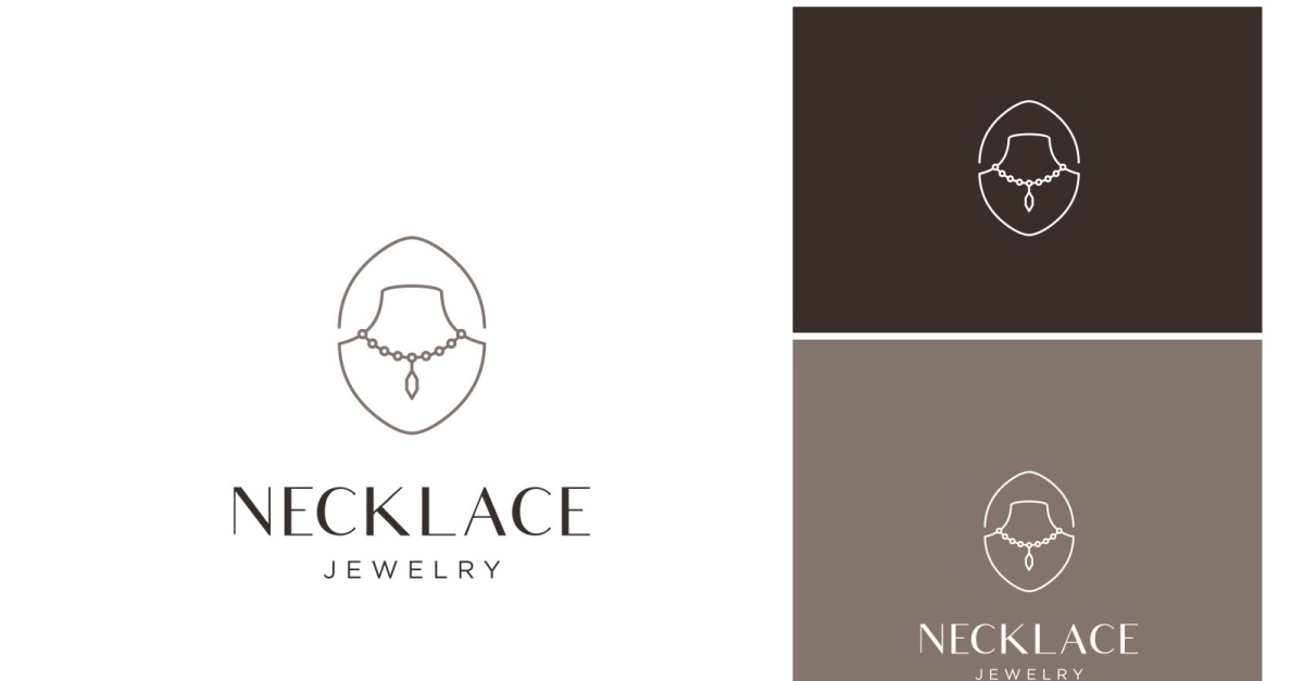 Necklace Jewelry Luxury Logo #451753 - TemplateMonster