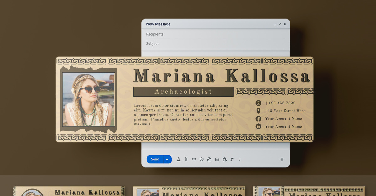 Bundle Medieval Email Signature #452574 - TemplateMonster