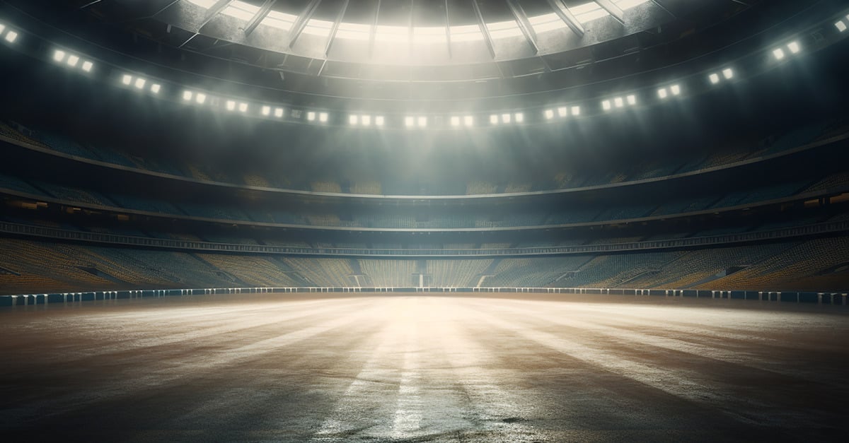 Race track arena with spotlights #456348 - TemplateMonster