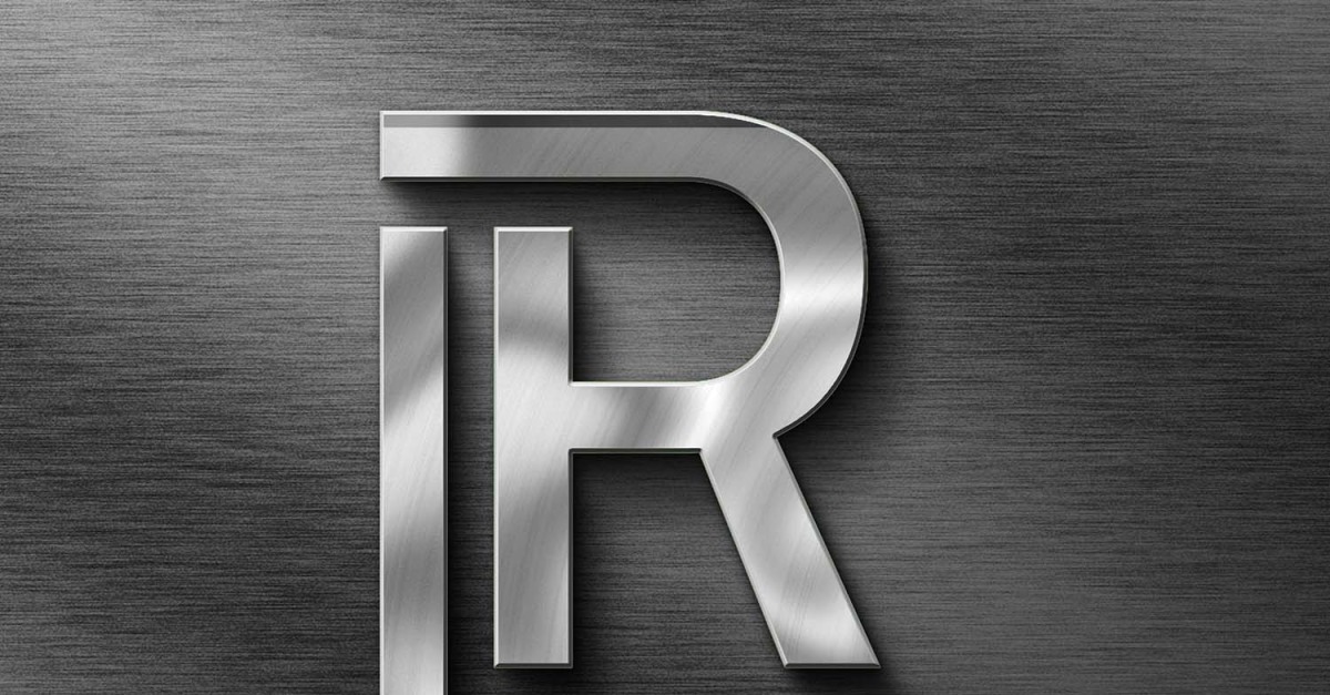 Conception de logo LR créative et minimaliste