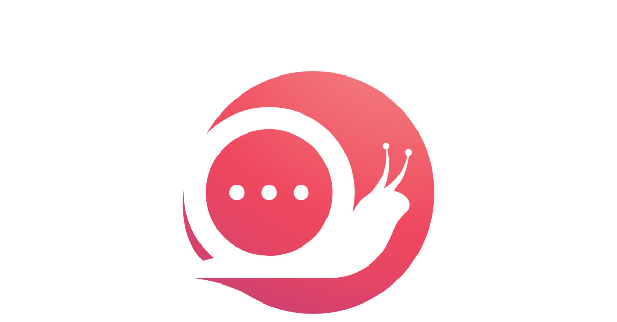 Snails logo vector on white background 4 - TemplateMonster