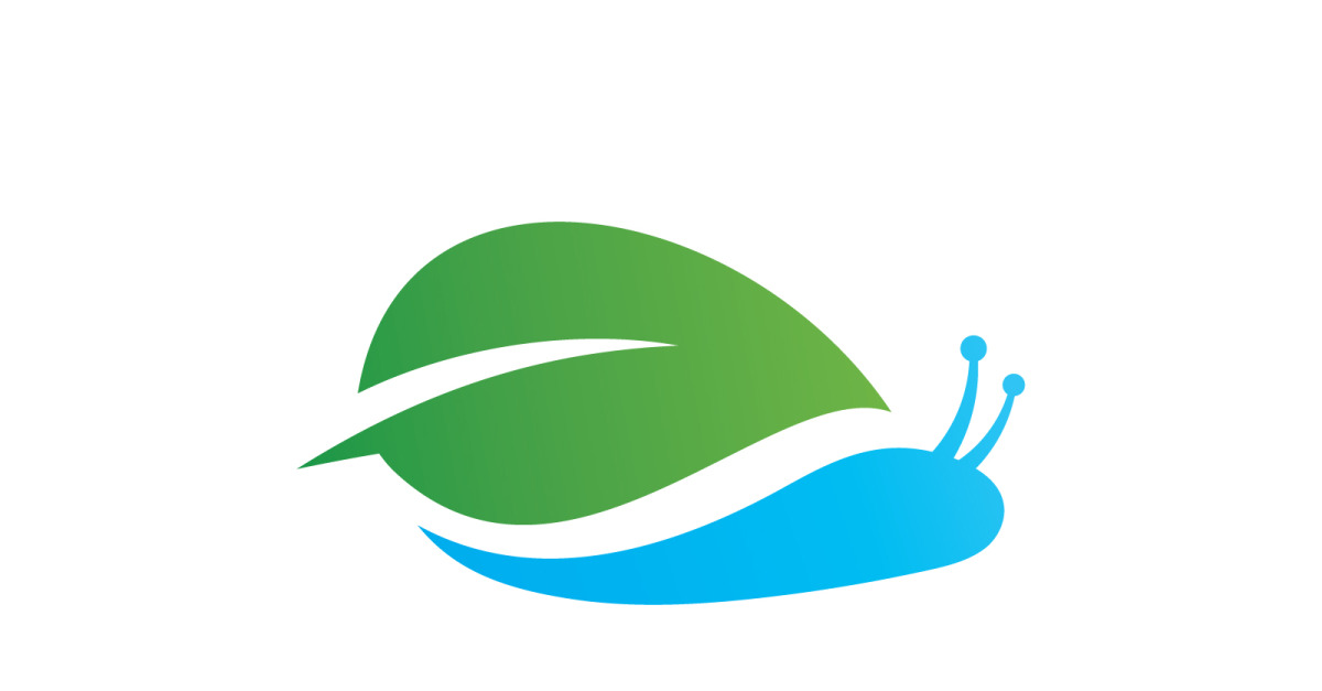Snails logo vector on white background 9 - TemplateMonster