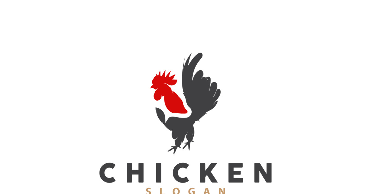 Chicken Logo Roast Chicken Restaurant Farm V11