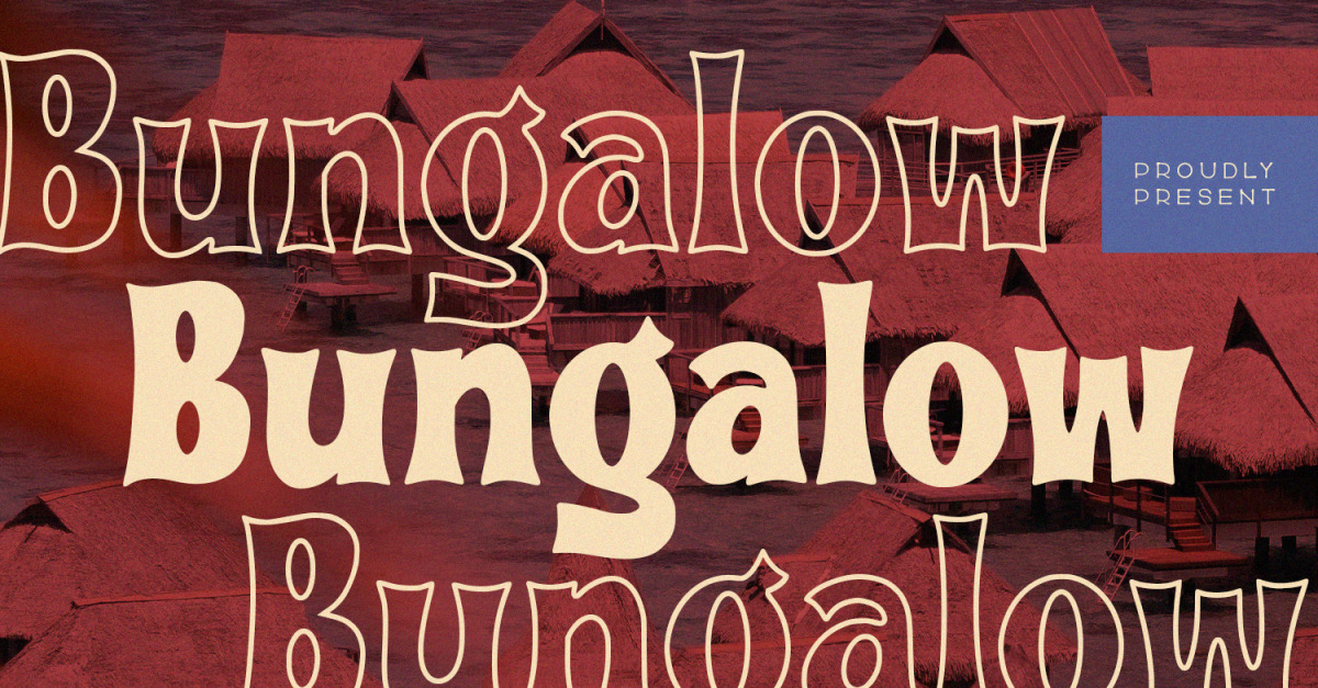 Bungalow - Display Serif Font #460384 - TemplateMonster