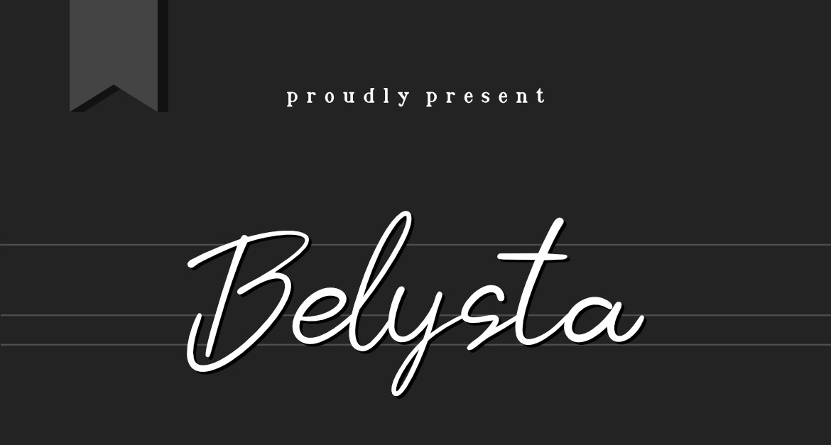 Belysta a Natural Script Font #461402 - TemplateMonster