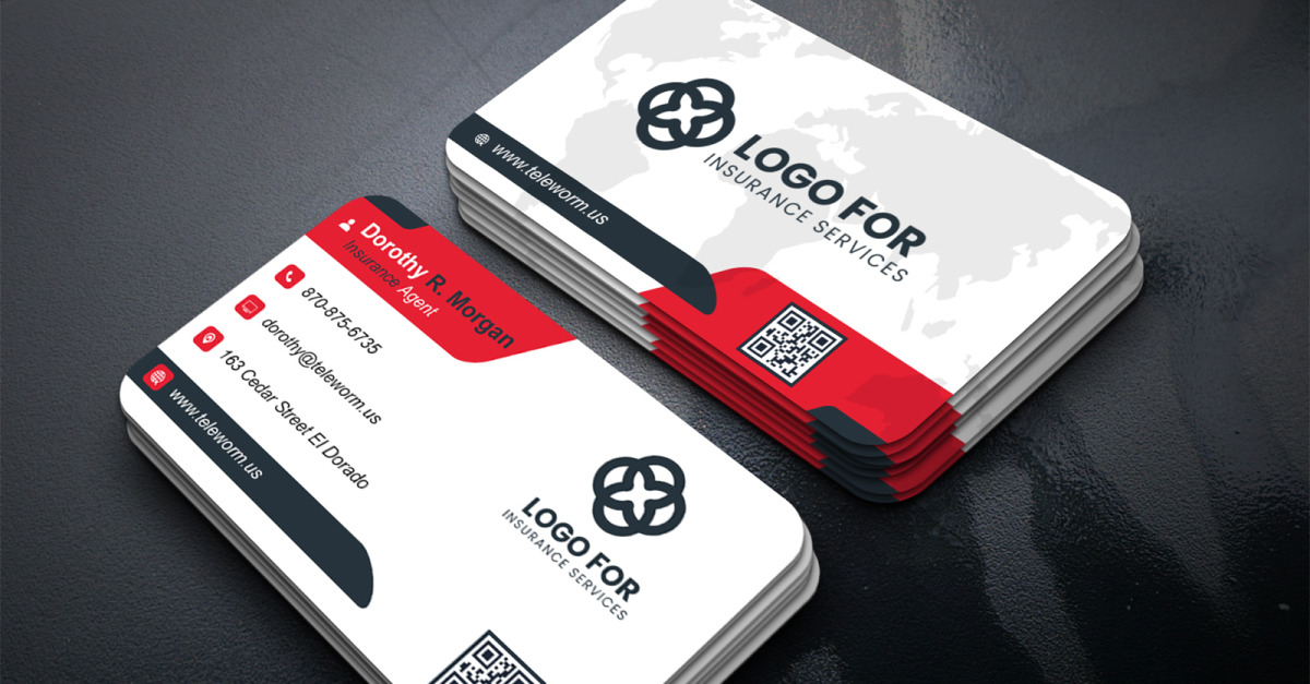 Business Card Template - E-card Template with Customizable Designs - 716