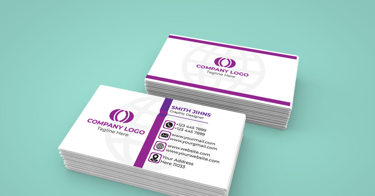 Professional Editable Visiting Card Template Design