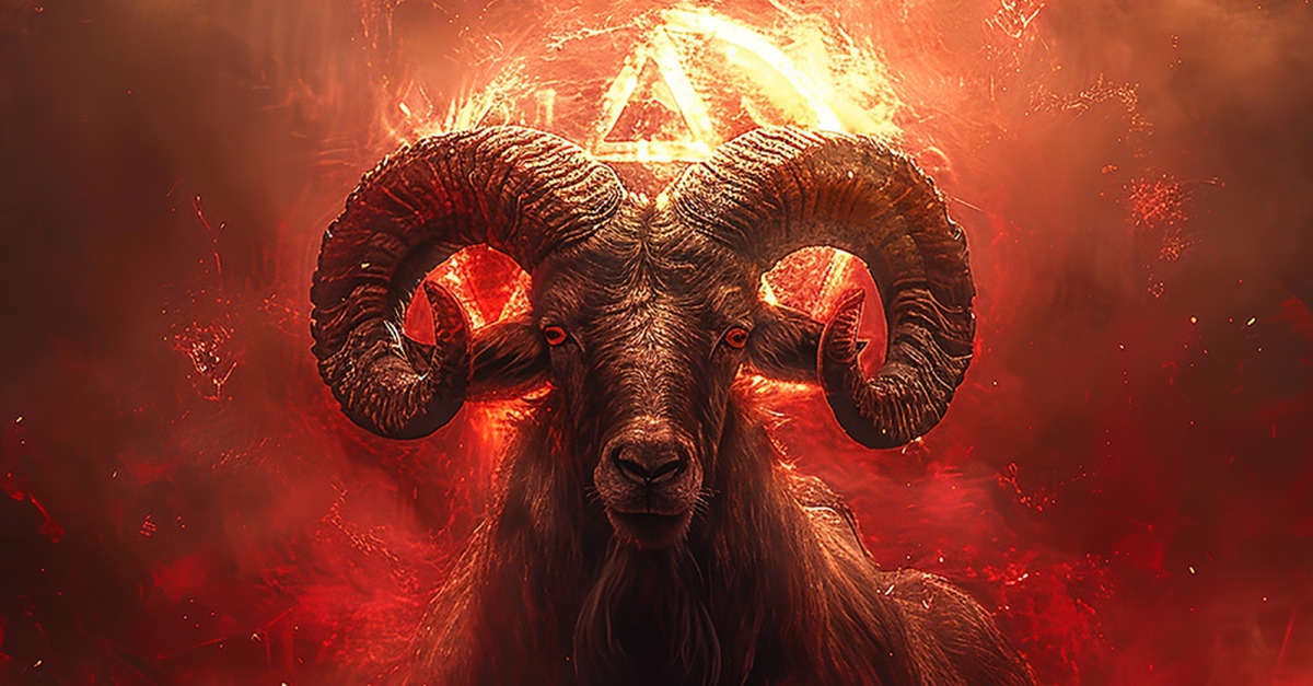 Goat devil with horns texture #462726 - TemplateMonster