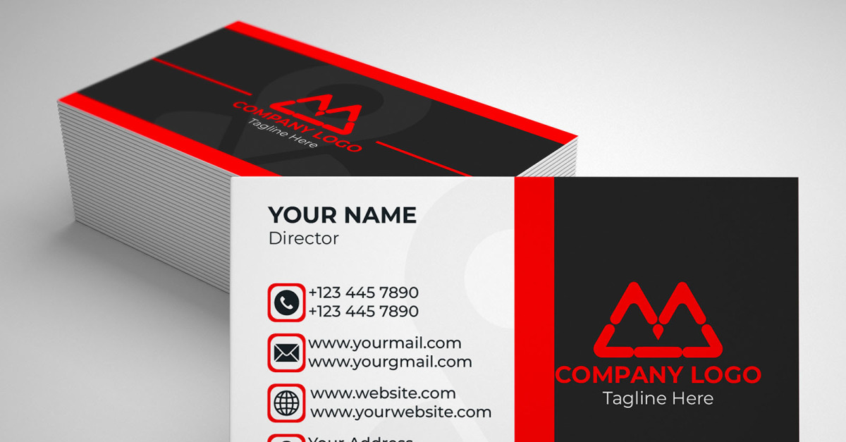 Novo design do Premium Visiting Card Maker - TemplateMonster