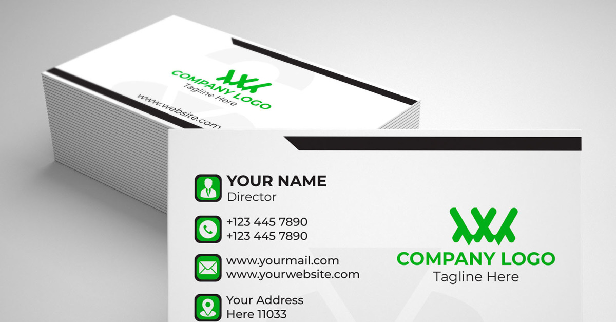 Professional Editable Visiting Card (Design)
