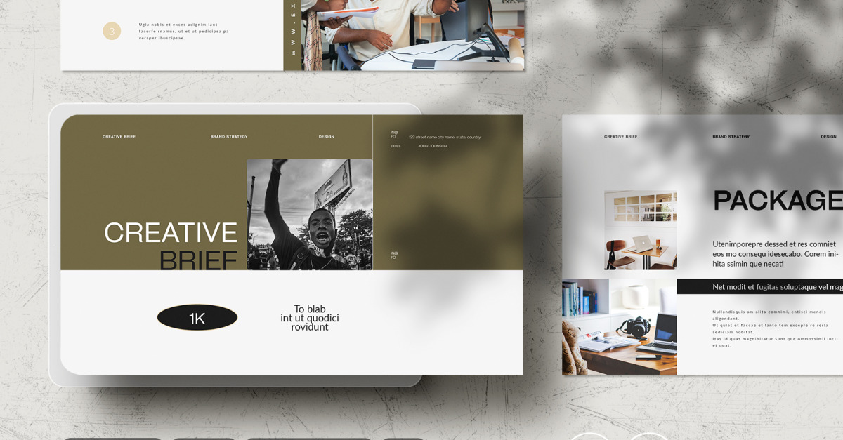 Creative Brief Template (InDesign) #464170 - TemplateMonster