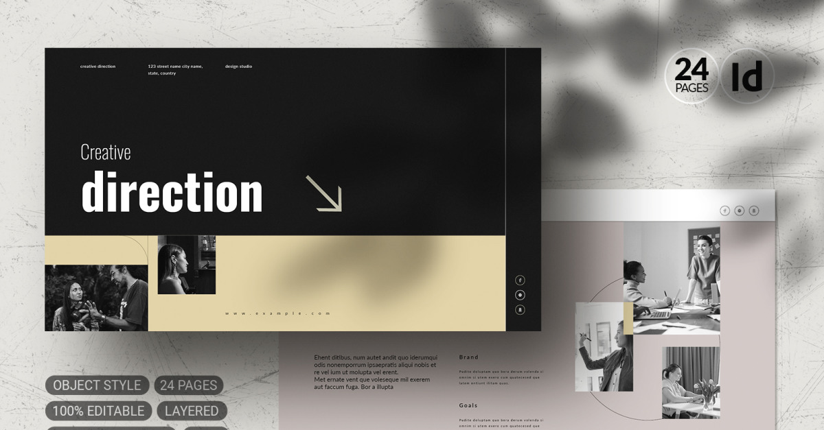 Creative Direction Template #464171 - TemplateMonster