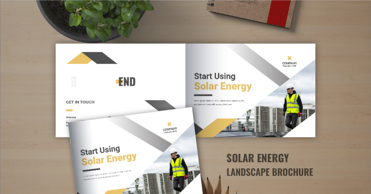 Sample Brochures Examples Solar Solar Energy Company Brochure Template
