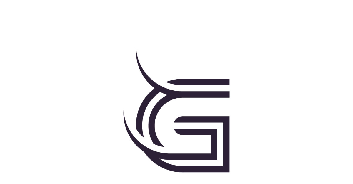 G harfi logo simgesi çizimi 11 #464462 - TemplateMonster