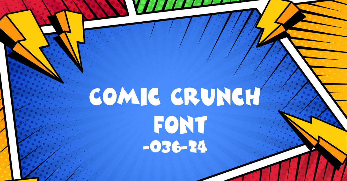 Comic Crunch Font-unique-036-24 #464631 - TemplateMonster