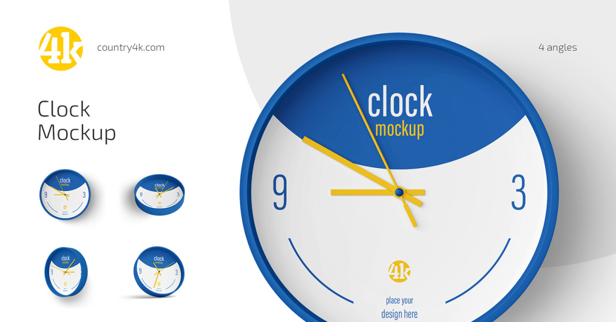 Saat Mockup PSD Şablonu #465124 - TemplateMonster