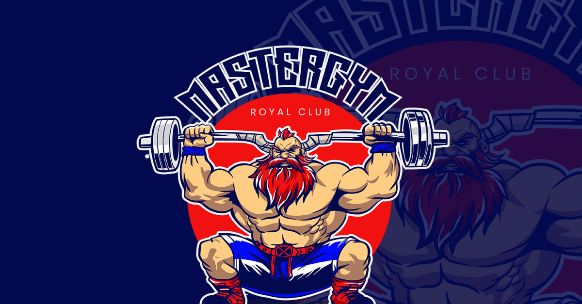 Master Gym Logo Templates #465480 - TemplateMonster