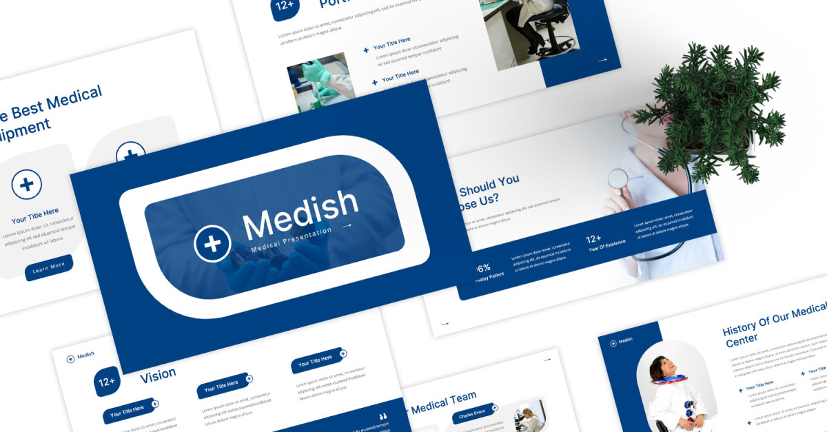 Medish - Medical Powerpoint Template - TemplateMonster