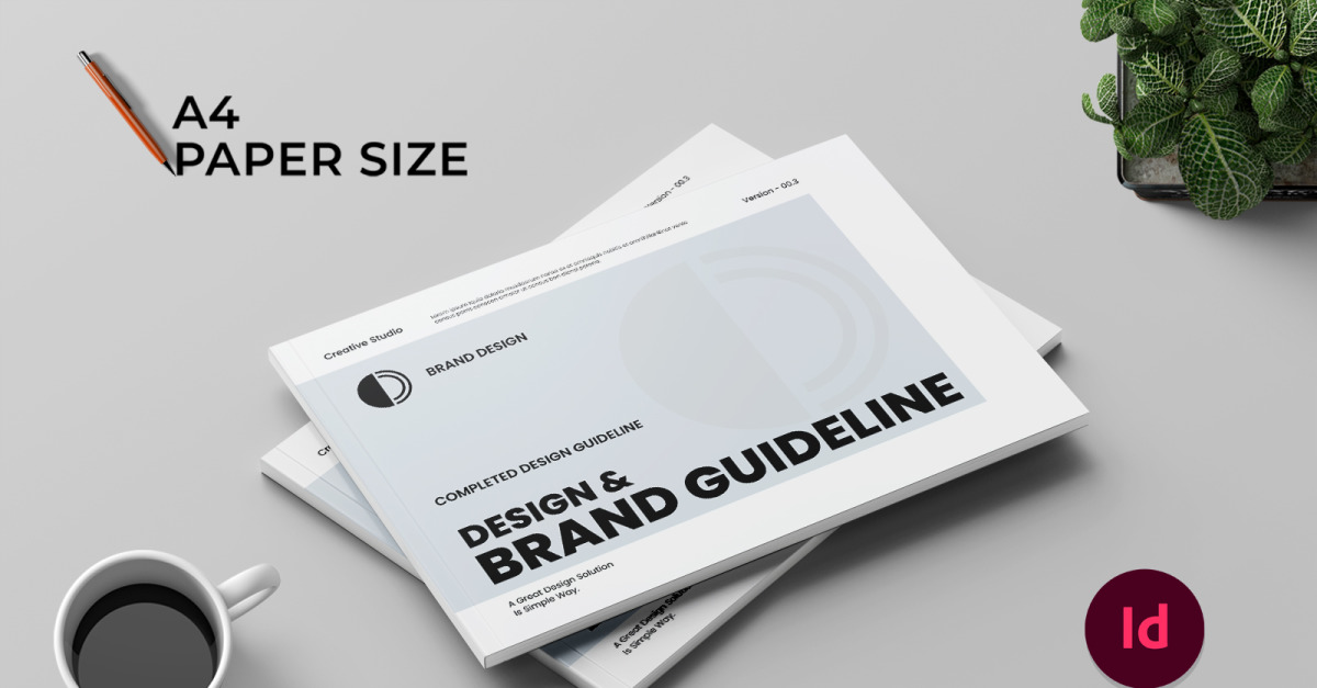 Modèle de présentation du paysage des directives de la marque