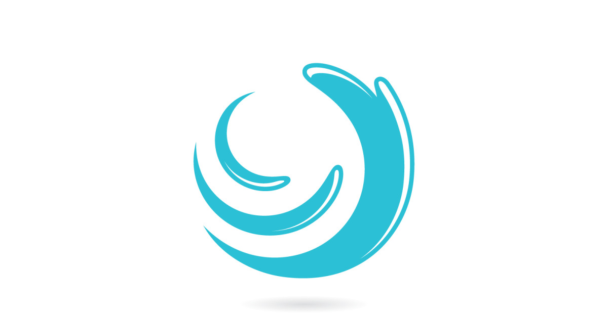 Modèle de logo symbole et icône d'éclaboussure d'eau vecteur 9