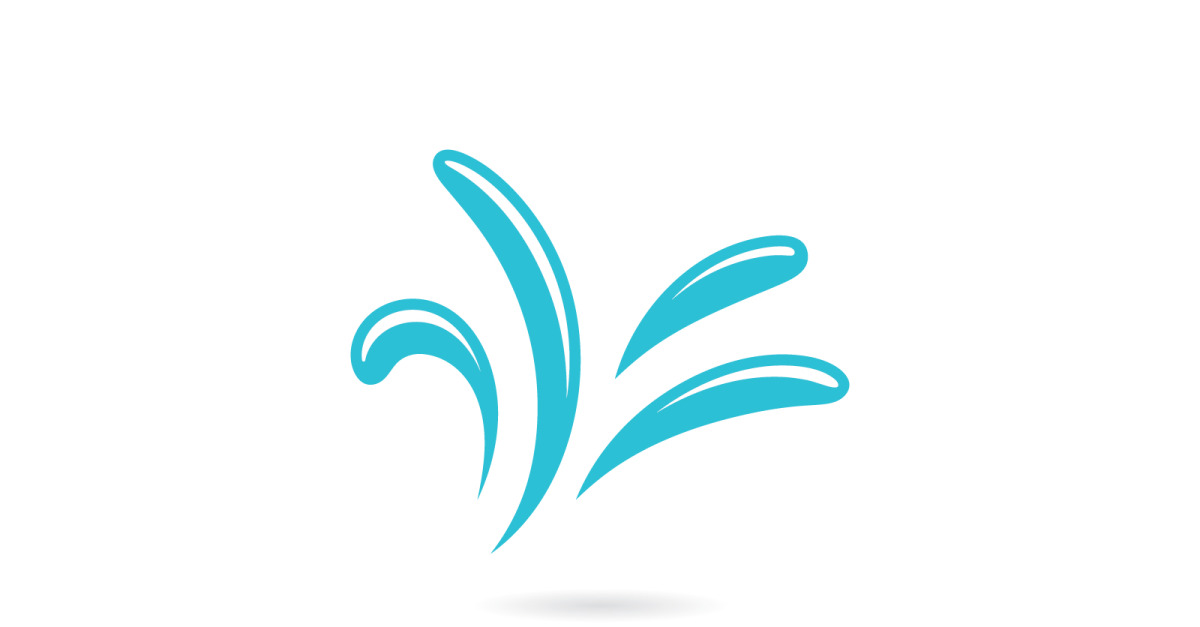 Water Splash symbol and icon Logo Template vector 8
