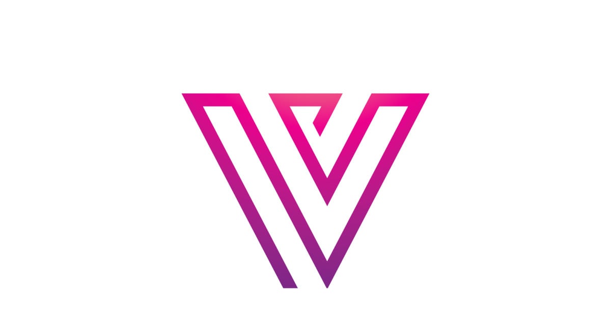 V Line Logo Design and template. Creative X icon initials Line Letters ...