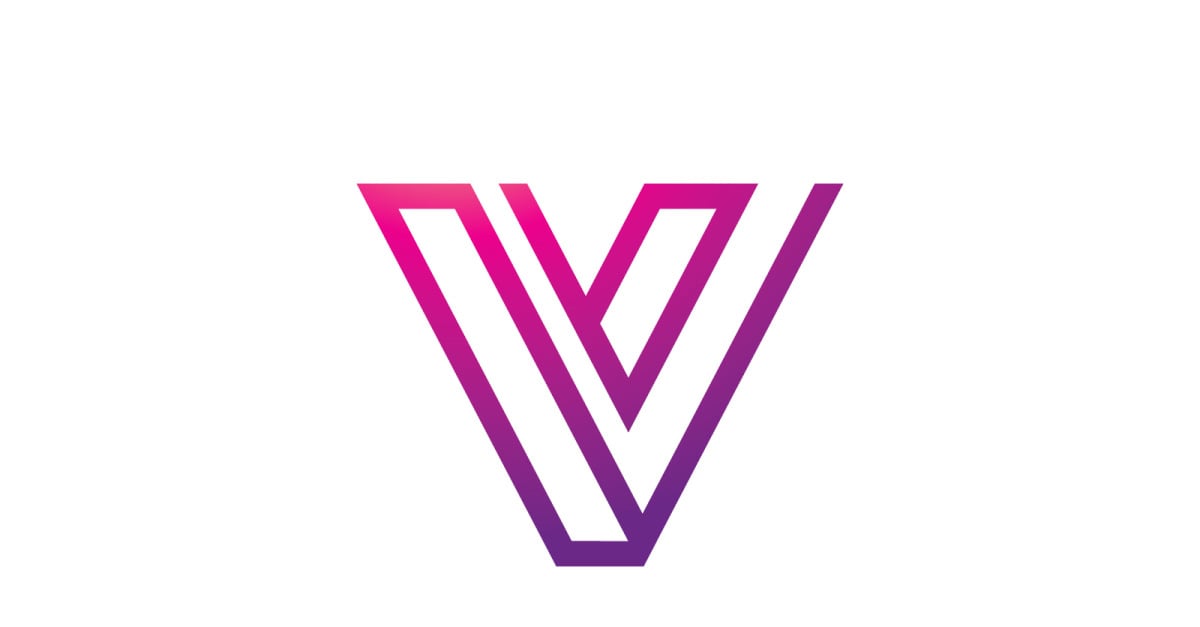 V Line Logo Design and template. Creative X icon initials Line Letters ...
