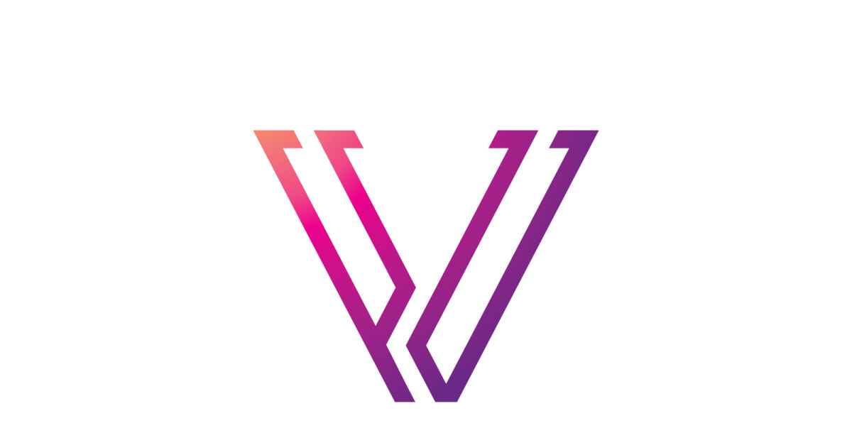 V Line Logo Design and template. Creative X icon initials Line Letters ...