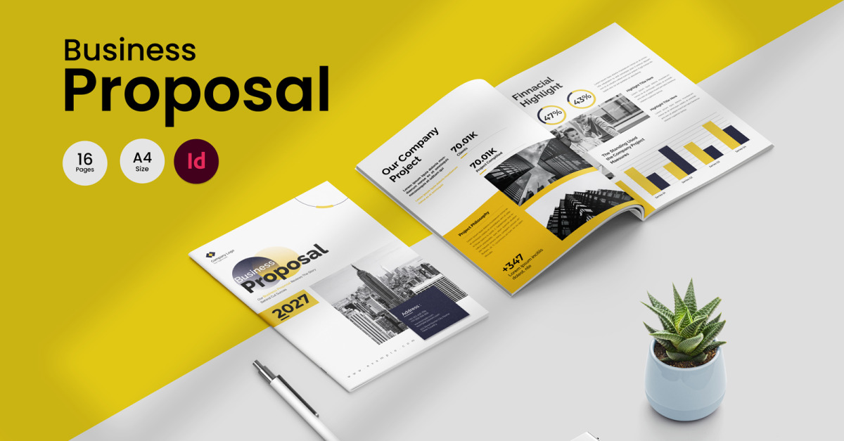 Business Proposal Template Layout_ #467597 - TemplateMonster
