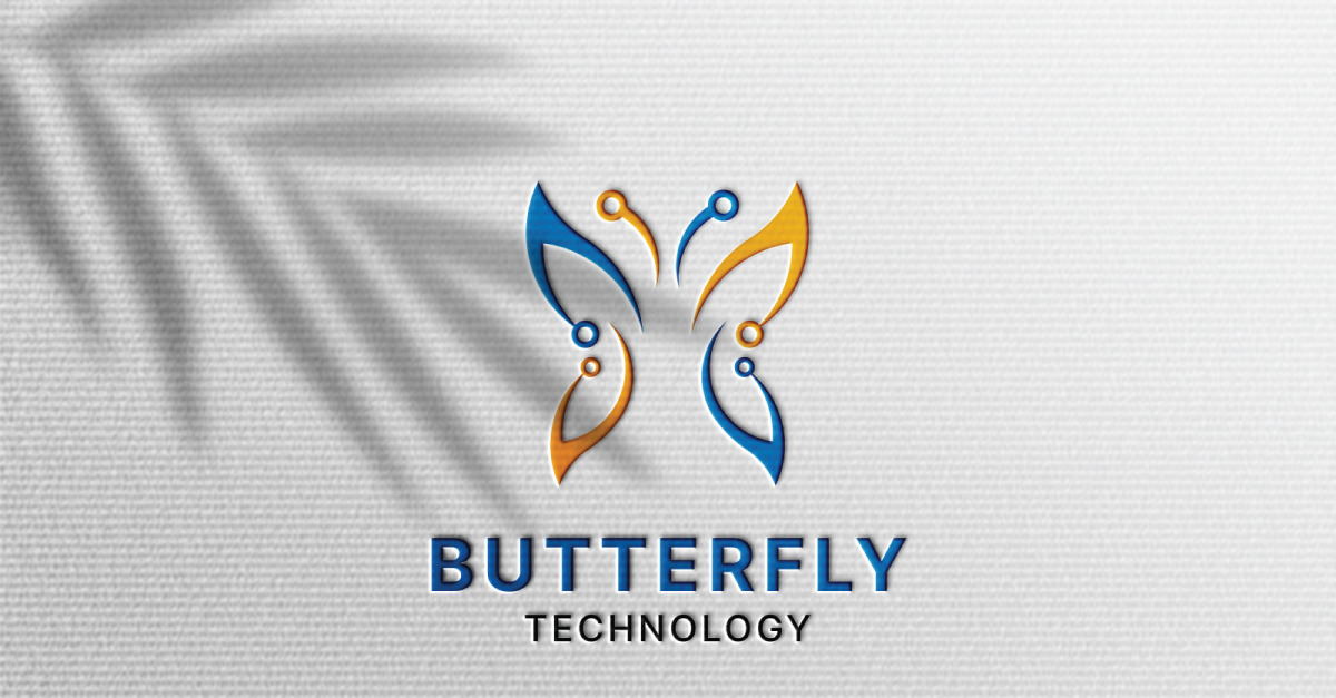 Web And Tech Logos Butterfly